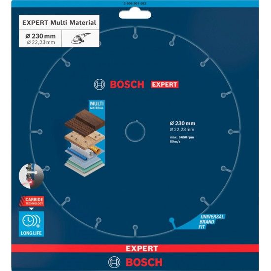 Disco abrasivo EXPERT Carbide Multi Wheel, 230 mm, 22,23 mm refª ...