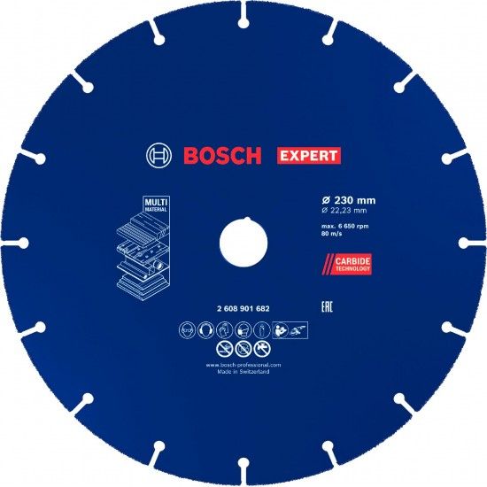 Disco abrasivo EXPERT Carbide Multi Wheel, 230 mm, 22,23 mm refª ...